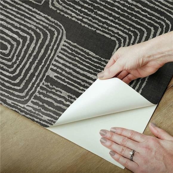 Wall Decor | Nikki Chu Black And White Zulu Signature Peel And Stick ...